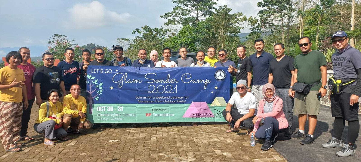 MB W140 CI 'Glam Sonder Camp 2021', Nikmati Alam Pegunungan - OTOBLITZ.NET | OTOBLITZ.NET